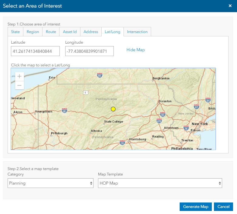 Area Of Interest Tool